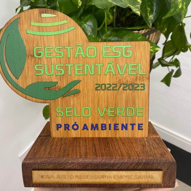 Selo Verde de Sustentabilidade - Nova Justo